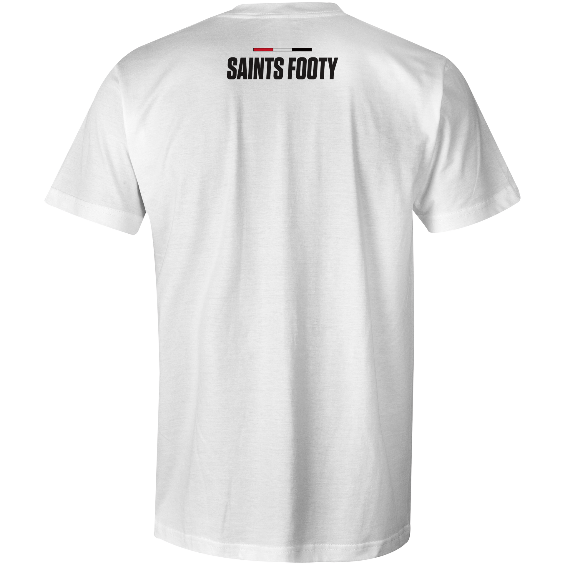 Saints Footy Stickman Tee - White - Saints Locker