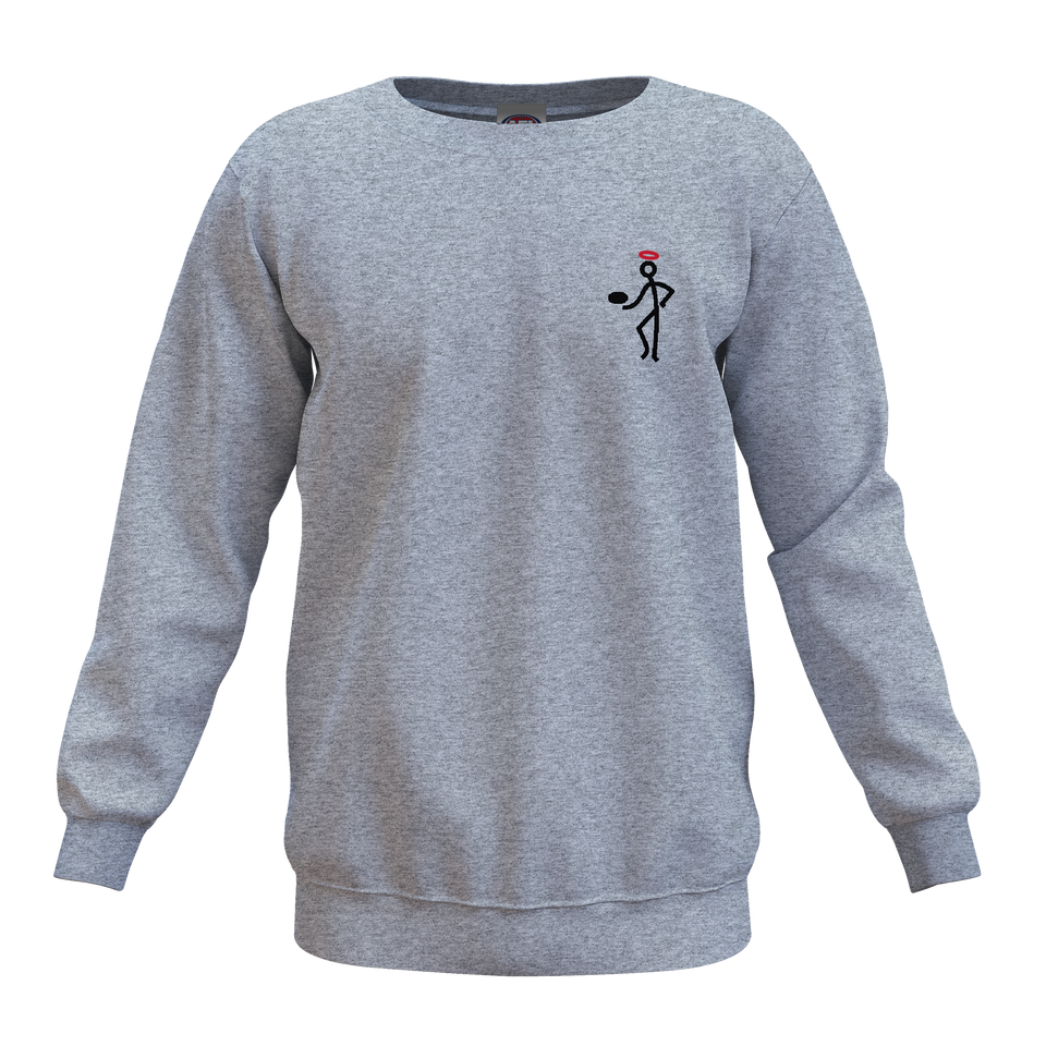 Saints Footy Stickman Crew - Grey - Saints Locker