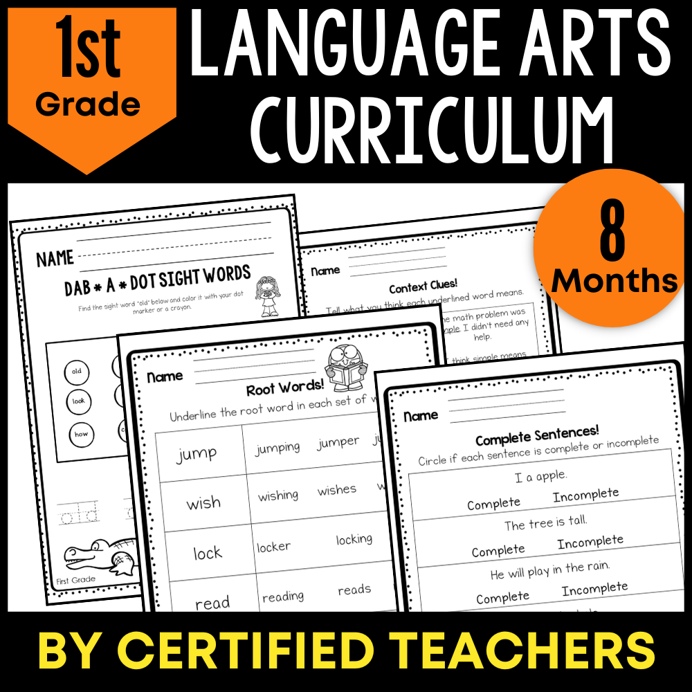 First Grade ELA Curriculum
