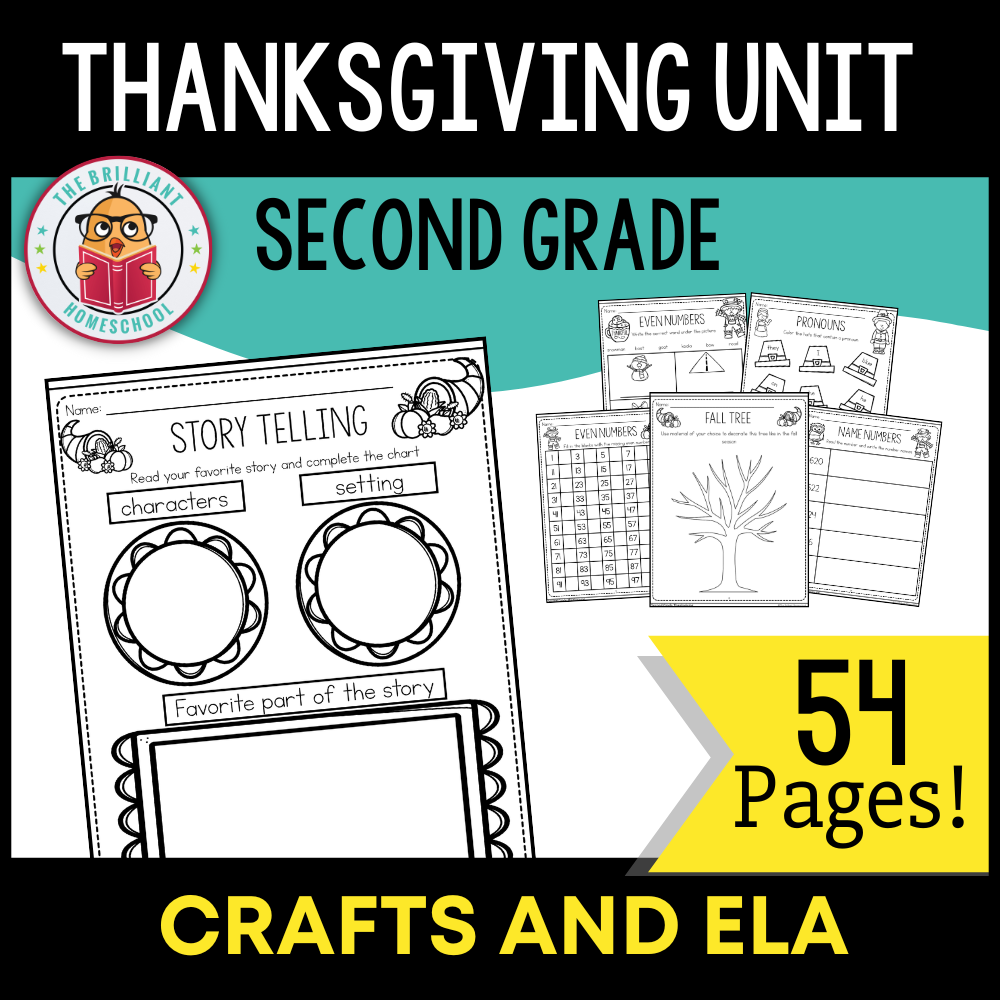 Thanksgiving Second Grade Unit