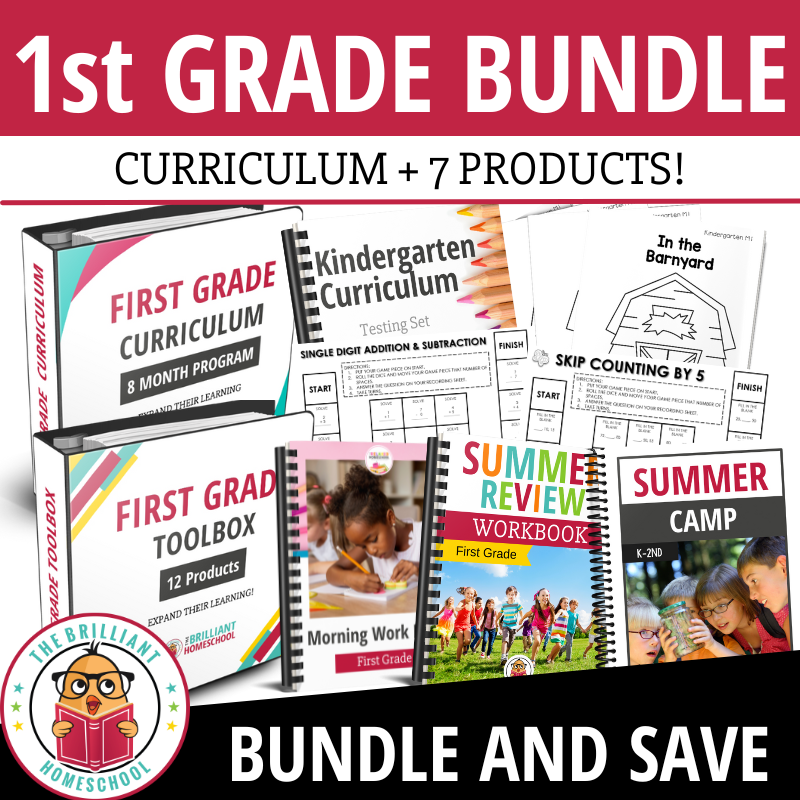 First Grade Bundle - Full Curriculum + 7 Products