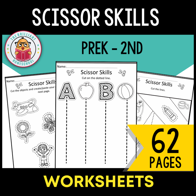 Scissor Skills Workbook