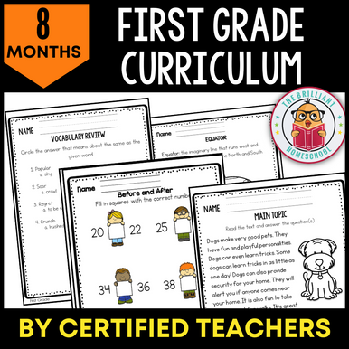 First Grade Yearlong Curriculum | Math, Science, ELA All-in-One ...