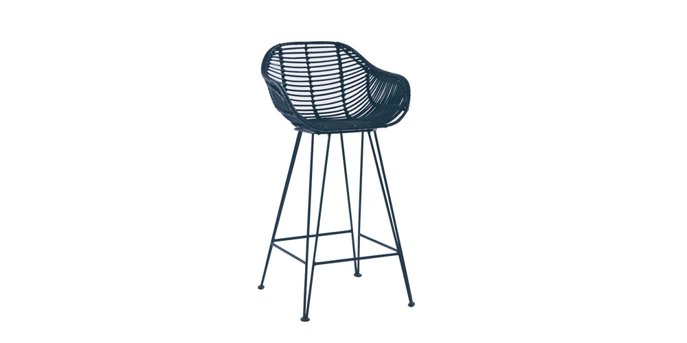 Buy Aria Rattan Bar Stool - Available Online NZ | Hunter Home
