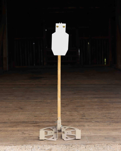 AR550 RAVEN Steel Target Stand: Portable Metal Shooting Stand