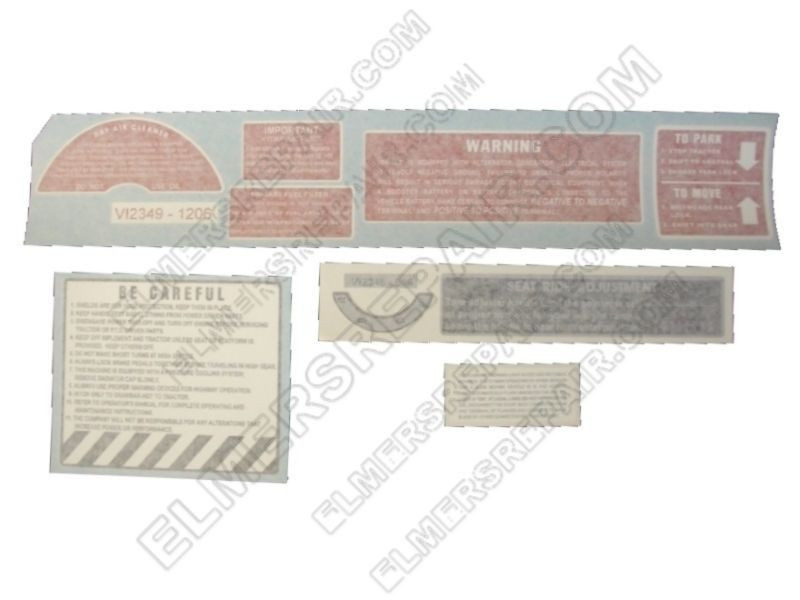 ER- VI503 IH 1206 Chassis Decal Set - Elmer's Repair Inc