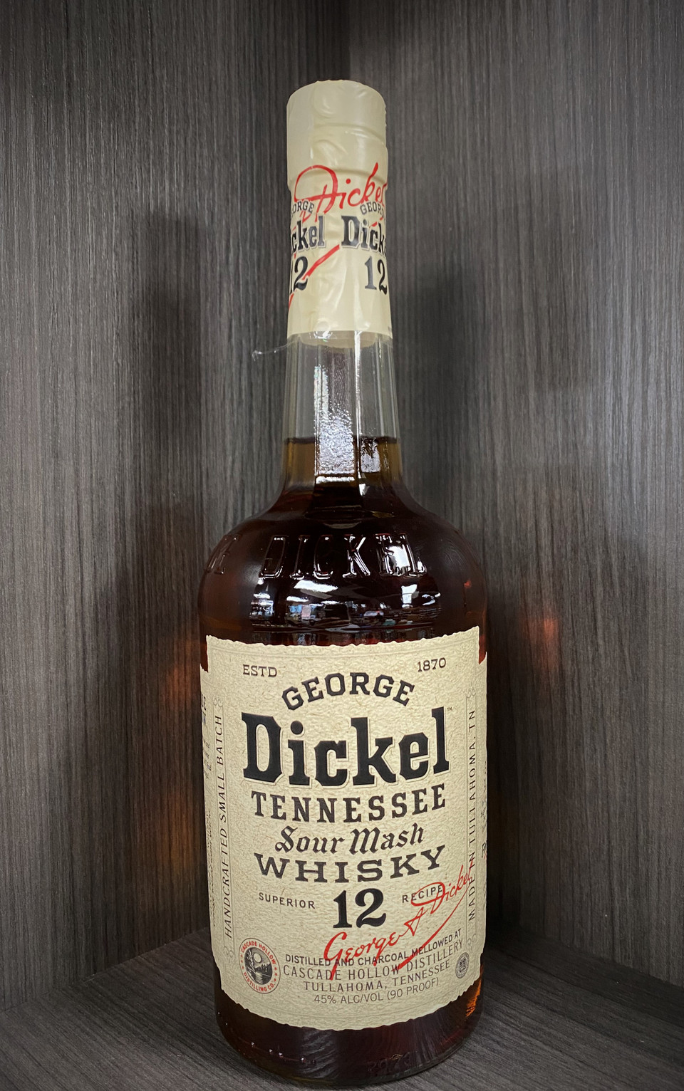 GEORGE DICKEL TENNESSEE 12 WHISKY 750ML - Glendale Liquor Store