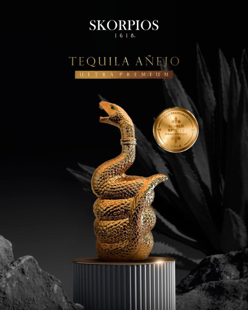 Skorpios 1618 Anejo Tequila 750 ML - Glendale Liquor Store