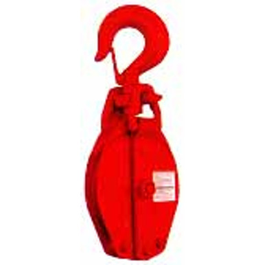Snatch Block, Self-Locking, 1/2 in, 1-1/2 lb, 6 in OD Sheave, 1 in ID ...