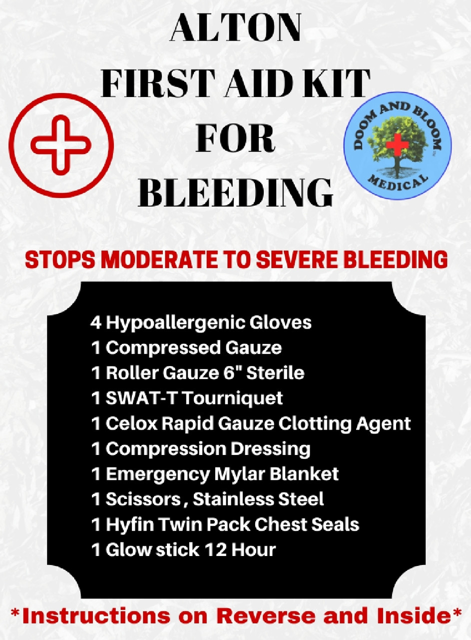 First Aid Survival Bleeding Medical Kit | Active Shooter First Aid Kit ...