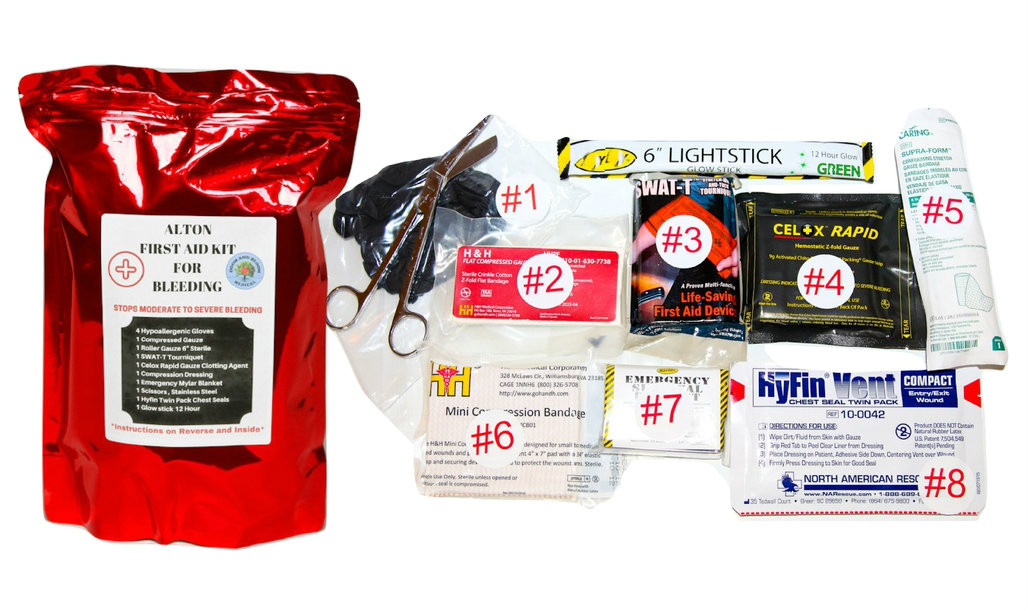 First Aid Survival Bleeding Medical Kit | Active Shooter First Aid Kit ...