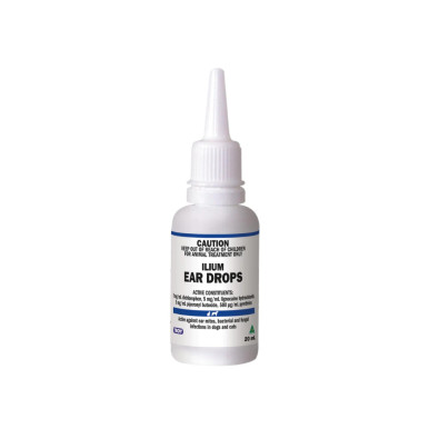 Ilium Ear Drops 20ml | Pet Circle Pharmacy