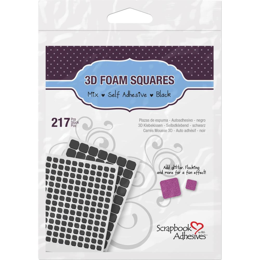 Albums & Journals Scrapbook Adhesives 3D Permanent Foam Squares 217 pk ...