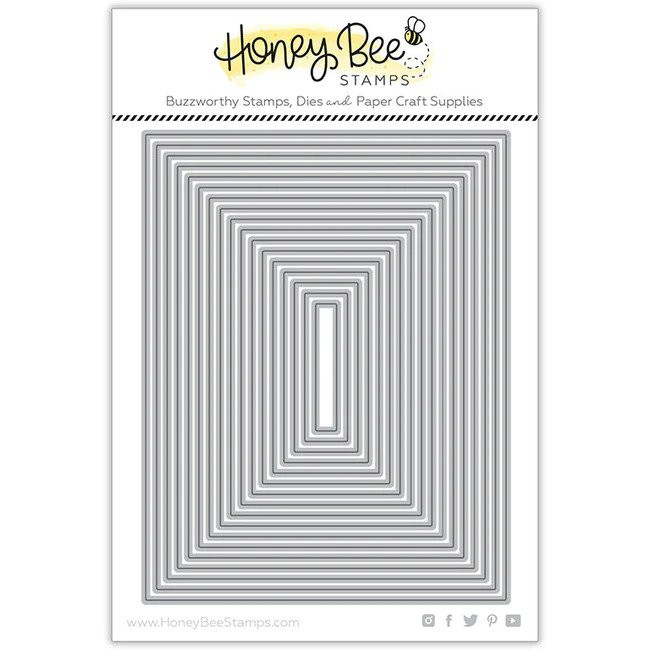 Honey Bee Sweet Stacks Rectangles dies
