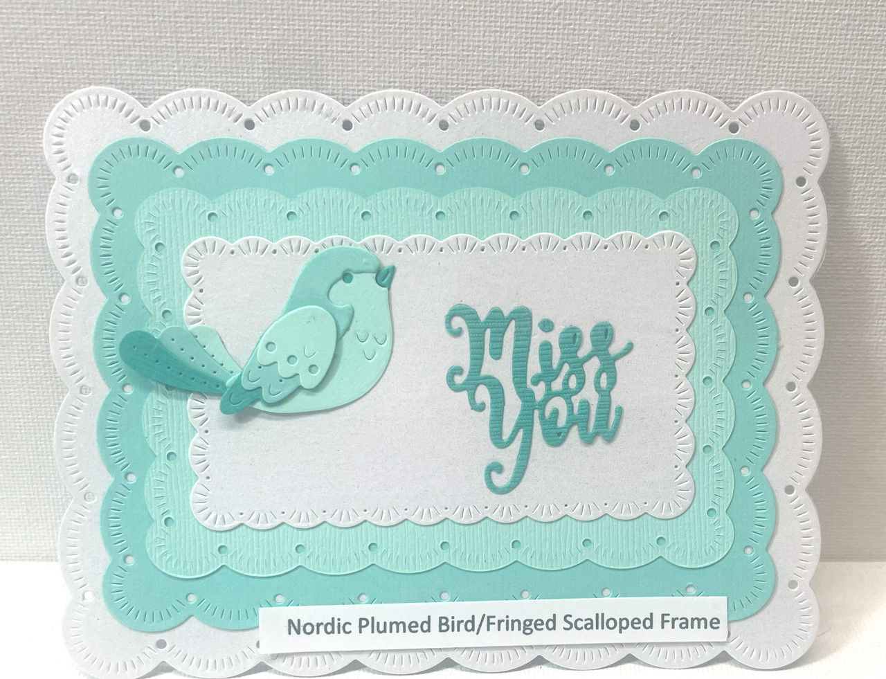 Memory Box Die Set Fringed Scalloped Frame
