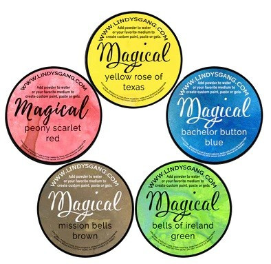 Lindy's Stamp Gang Magicals Pigment Powder Prairie Wildflowers