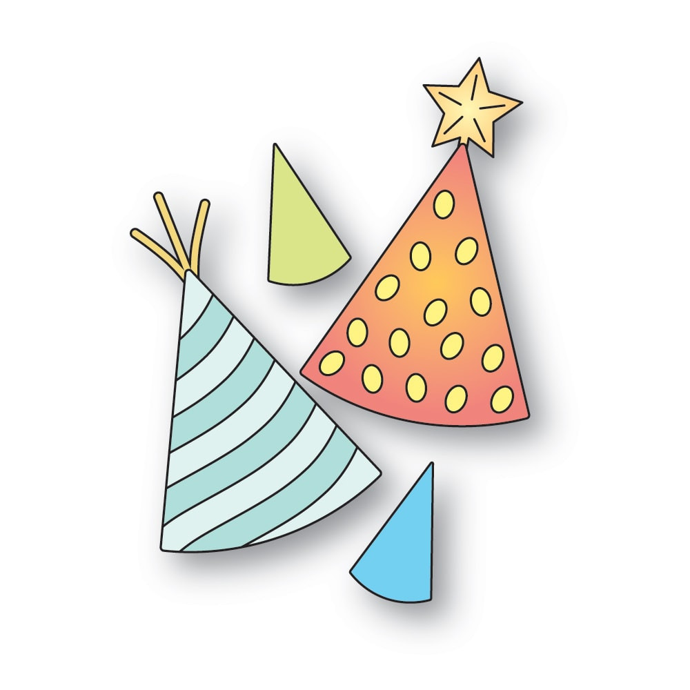 Memory Box Die Birthday Party Hats
