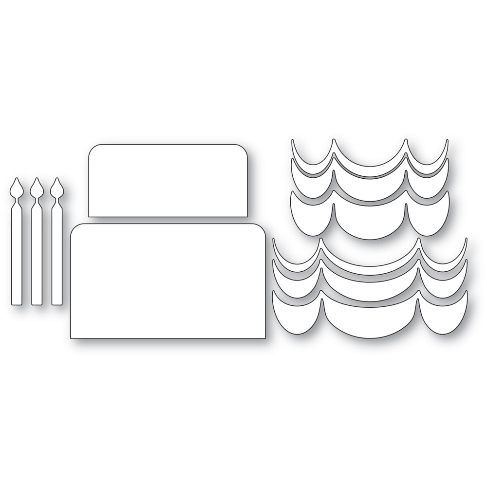 Memory Box Die Party Layer Cake