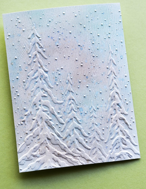 Memory Box 3D Embossing Folder Pinecone and Berries
