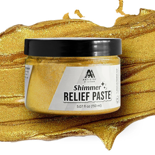 Altenew Shimmer Relief Paste Mayan Gold