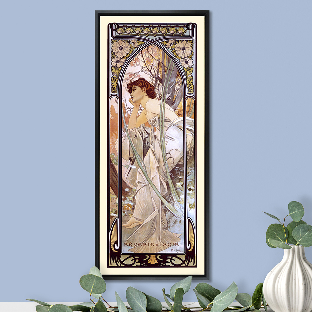 Art Nouveau Mucha "Reverie du Soir" - Voila Vintage Studio