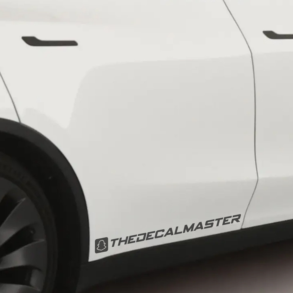 Custom Social Media SnapChat Username Stickers / Decals