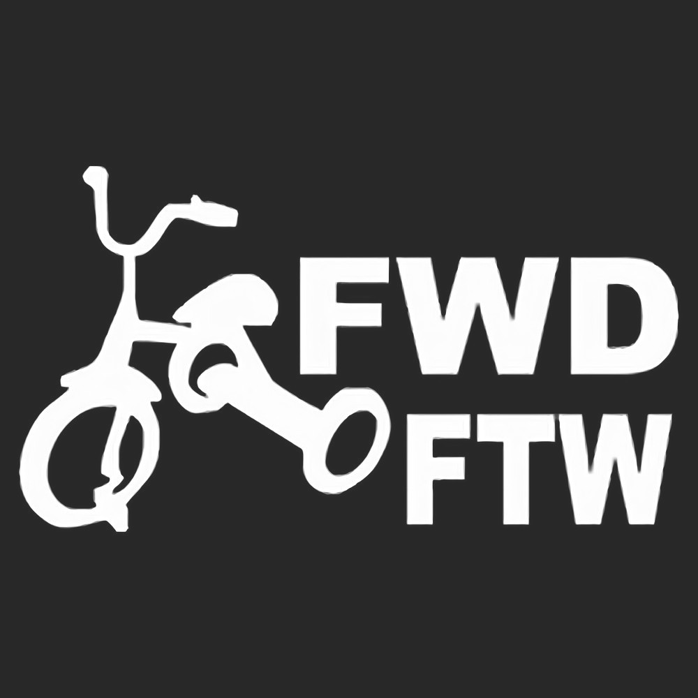 JDM FWD FTW Vinyl Decal Sticker - The Decal Master - Premium Decal ...