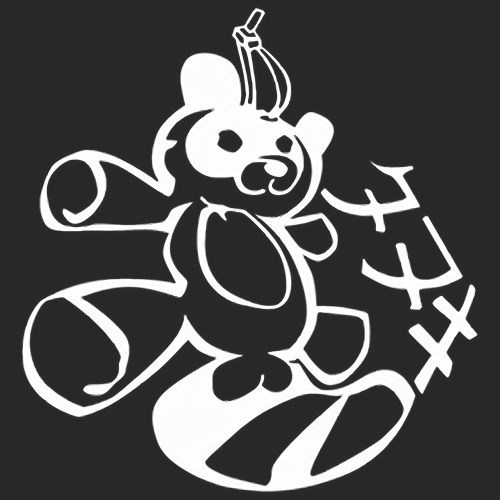 JDM Teddy Bear Vinyl Decal Sticker - The Decal Master - Premium Decal ...