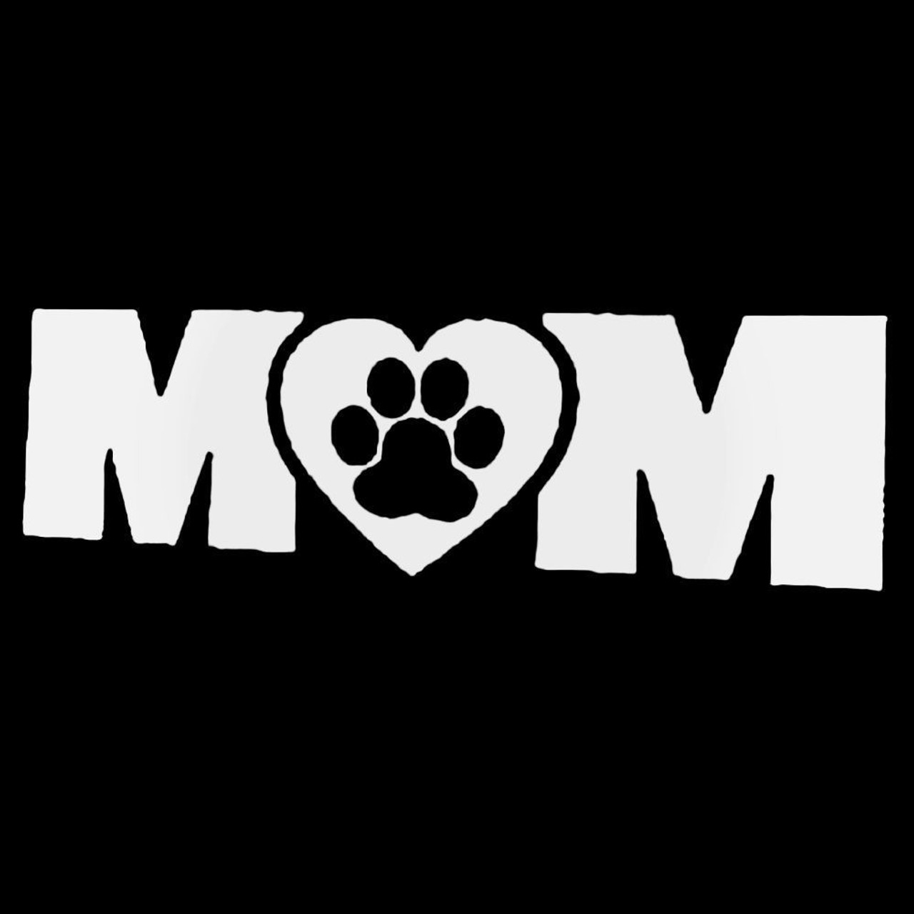 Dog Mom Heart Decal Sticker Dog Mom Heart Decal Sticker