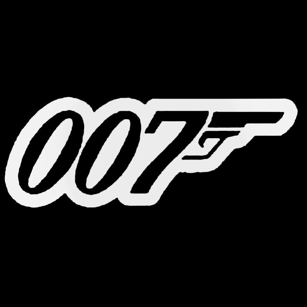 James Bond Sticker Bumper Stickers Paper Paper & Party Supplies etna.com.pe