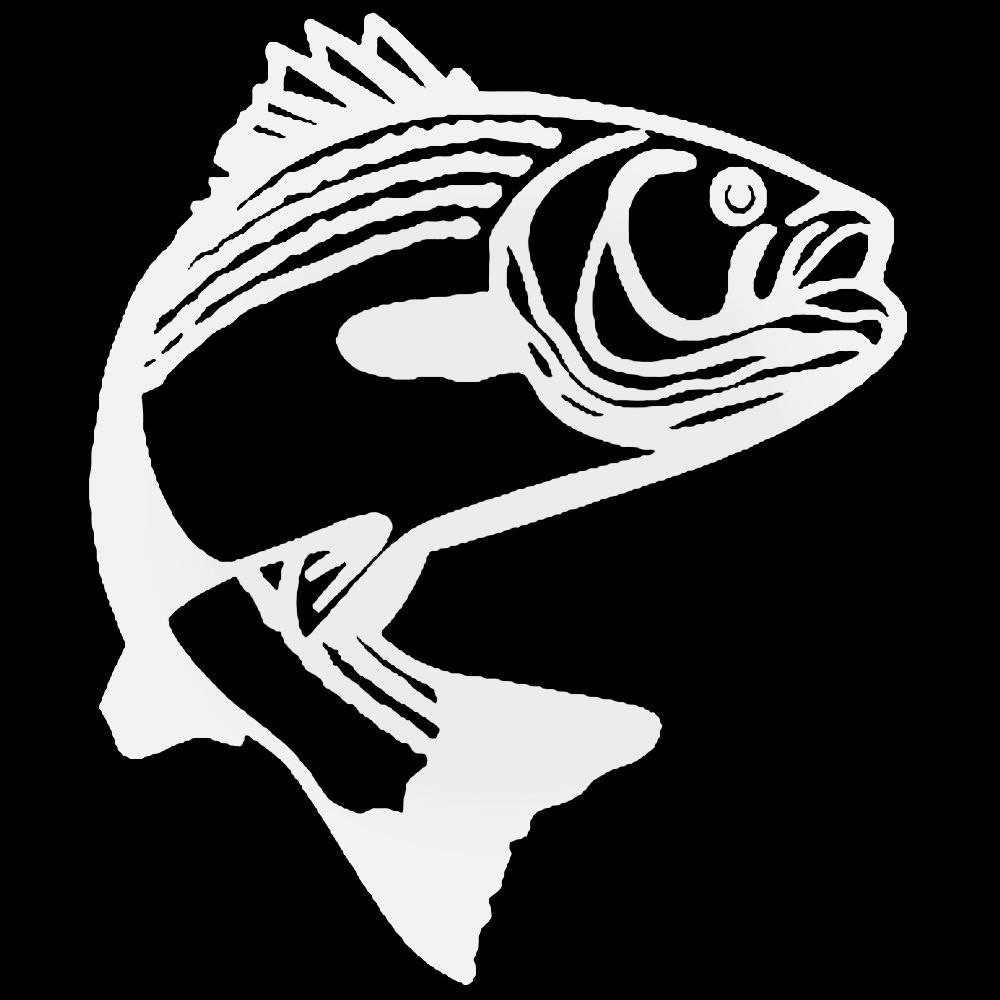 Bass Fishing Fish 2 Sticker