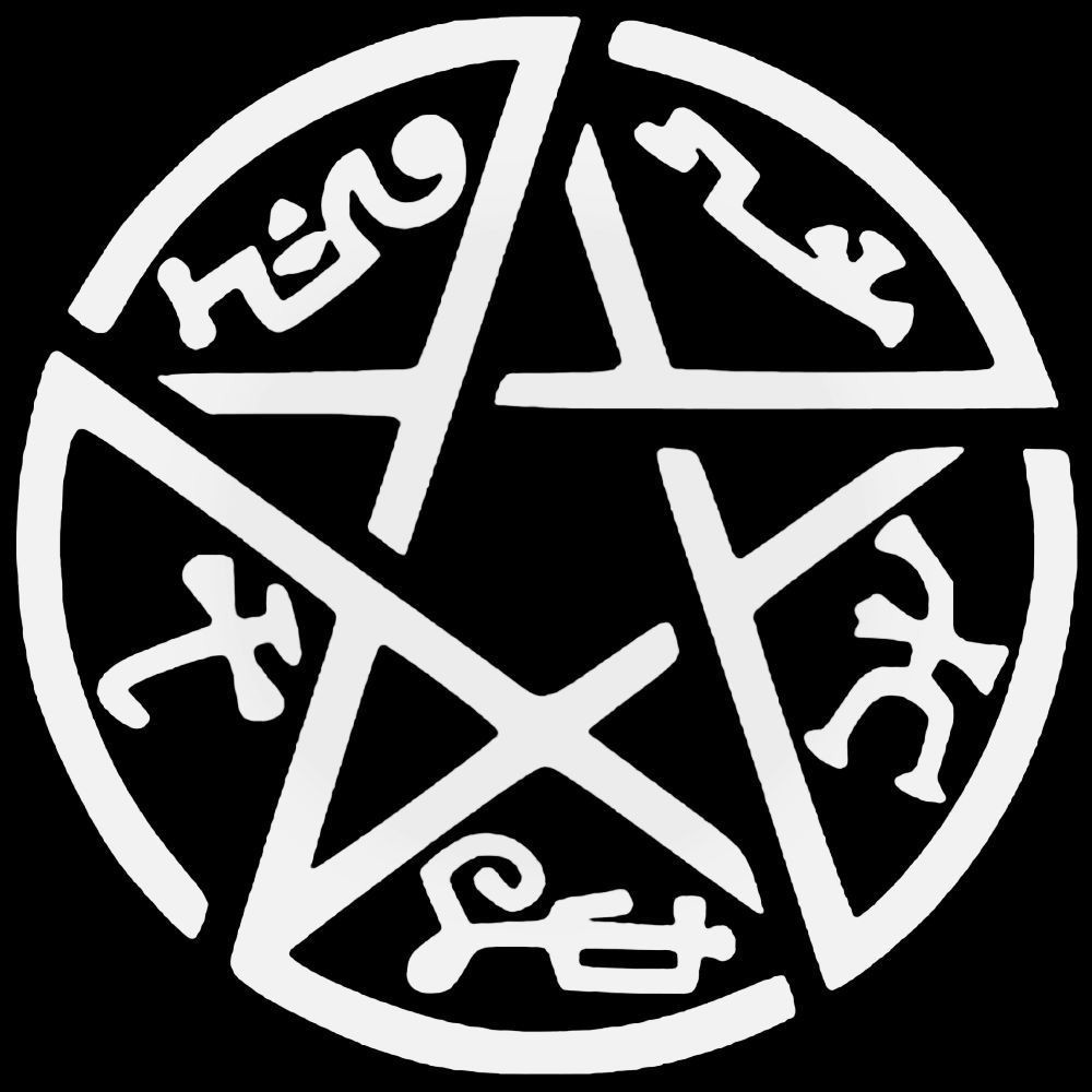 Supernatural Demon Trap Vinyl Decal Sticker for Car/Laptop/Consoles ...