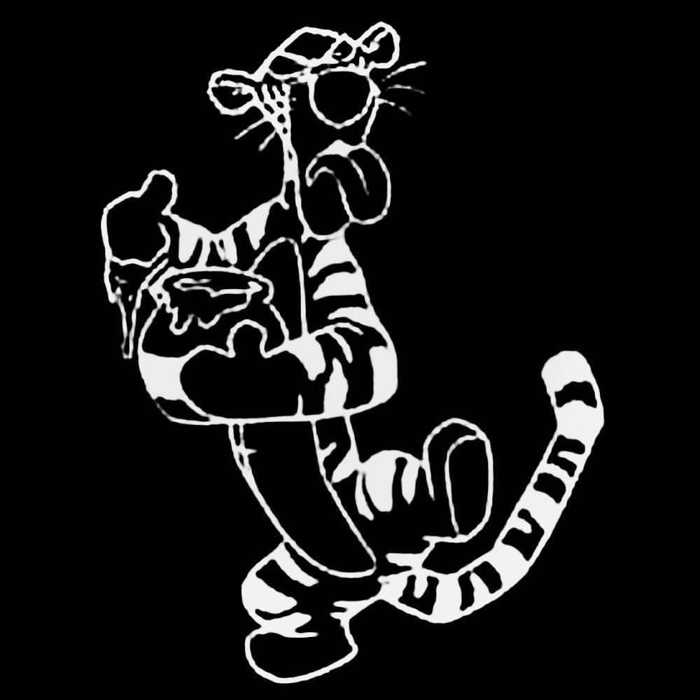 Tigger Style 4 Decal Sticker