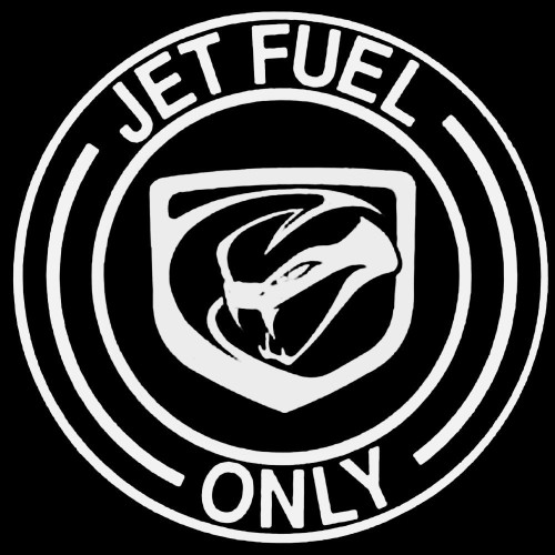 Jet Fuel Only Unleaded Auto Gas Fuel Aviation Decal Sticker