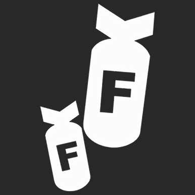 JDM Bombs F Vinyl Decal Sticker - The Decal Master - Premium Decal ...