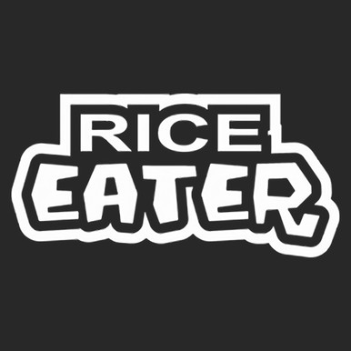 JDM Rice Eater Vinyl Decal Sticker - The Decal Master - Premium Decal ...