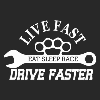 Drive Faster Vinyl Decal Sticker - The Decal Master - Premium Decal ...