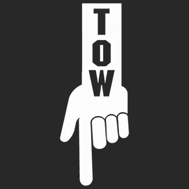 JDM TOW Vinyl Decal Sticker - The Decal Master - Premium Decal Stickers ...