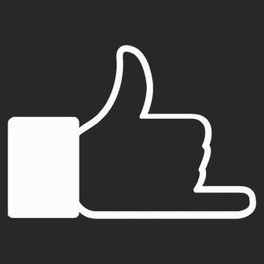 Facebook Hand Shaka Sign Vinyl Decal Sticker - The Decal Master ...