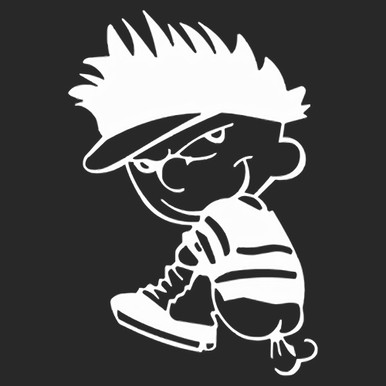 Calvin Flatulence Vinyl Decal Sticker - The Decal Master - Premium ...