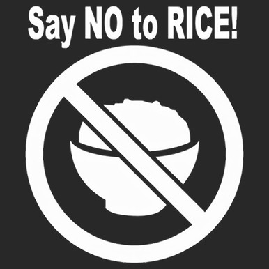 JDM Say No to Rice Vinyl Decal Sticker - The Decal Master - Premium ...