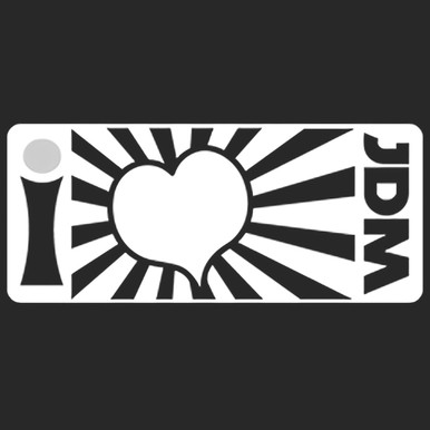 JDM I Love JDM Vinyl Decal Sticker - The Decal Master - Premium Decal ...