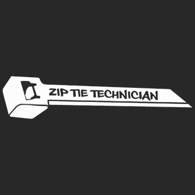 JDM Zip Tie Technician Vinyl Decal Sticker - The Decal Master - Premium ...