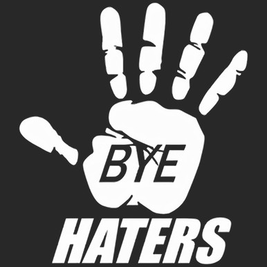 JDM Bye Haters Vinyl Decal Sticker - The Decal Master - Premium Decal ...