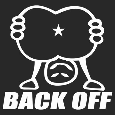 JDM Back Off Vinyl Decal Sticker - The Decal Master - Premium Decal ...