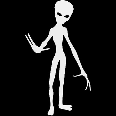 37 Alien Decal Sticker