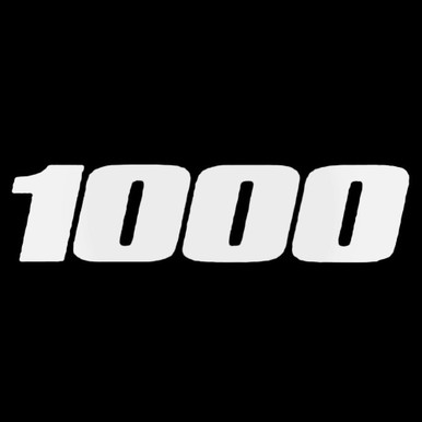 1000 Decal Sticker