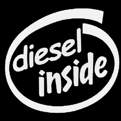 Diesel Inside Decal Sticker