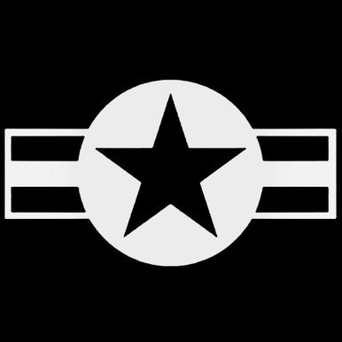 Air Force Star Decal Sticker