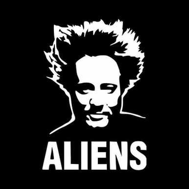 Giorgio A Tsoukalos Aliens Guy Vinyl Decal Sticker